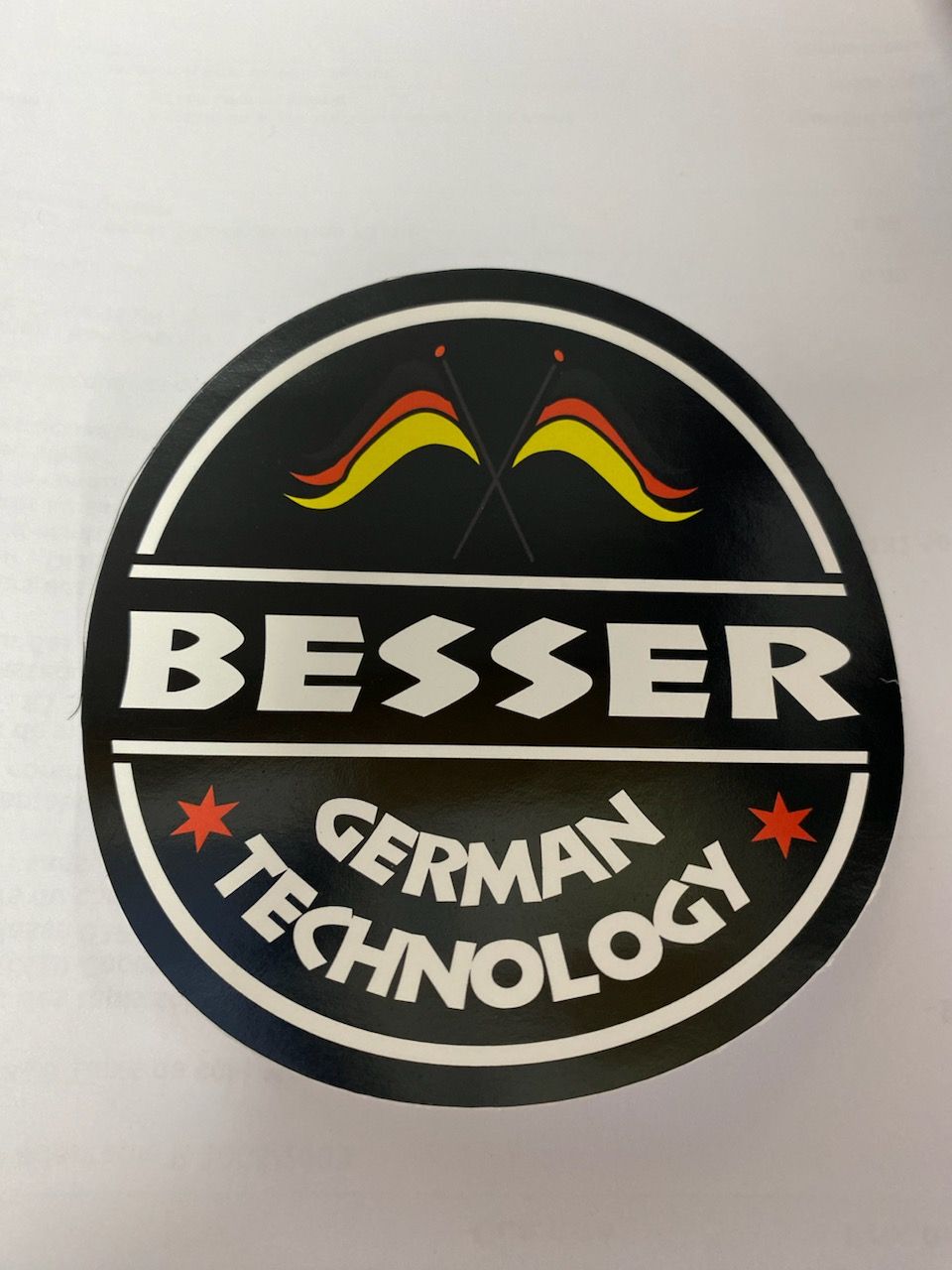 Autocollant BESSER german technology - Trucketvanshop