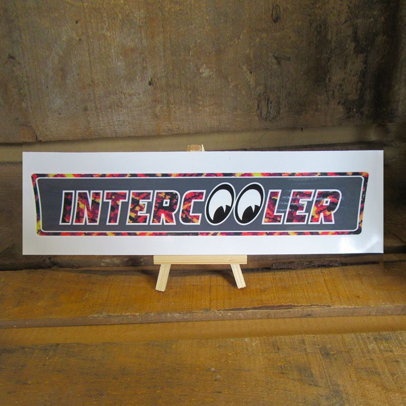 Autocollant intercooler danois rouge - Trucketvanshop