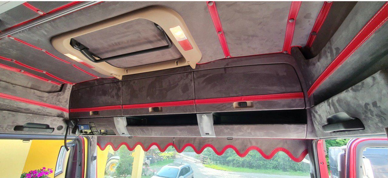 frange gamme exclusive tissus bande de simili cuir - Trucketvanshop