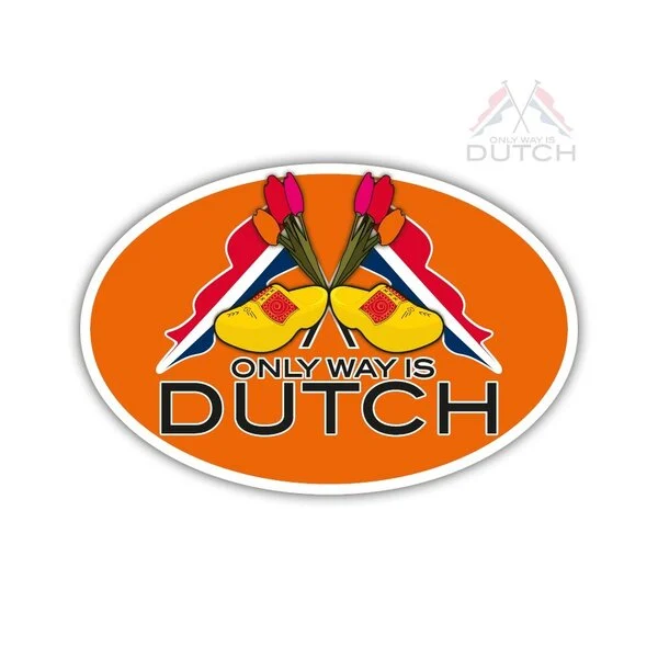 Autocollant Only way is dutch sabot - Trucketvanshop