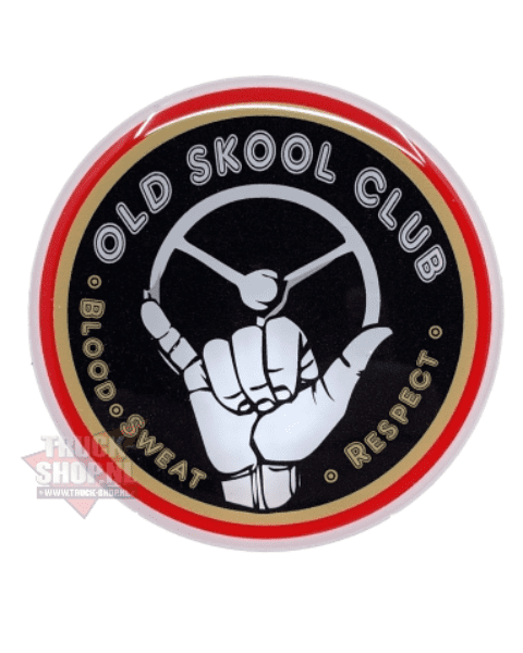 Autocollant 3D Oldskool club - Trucketvanshop