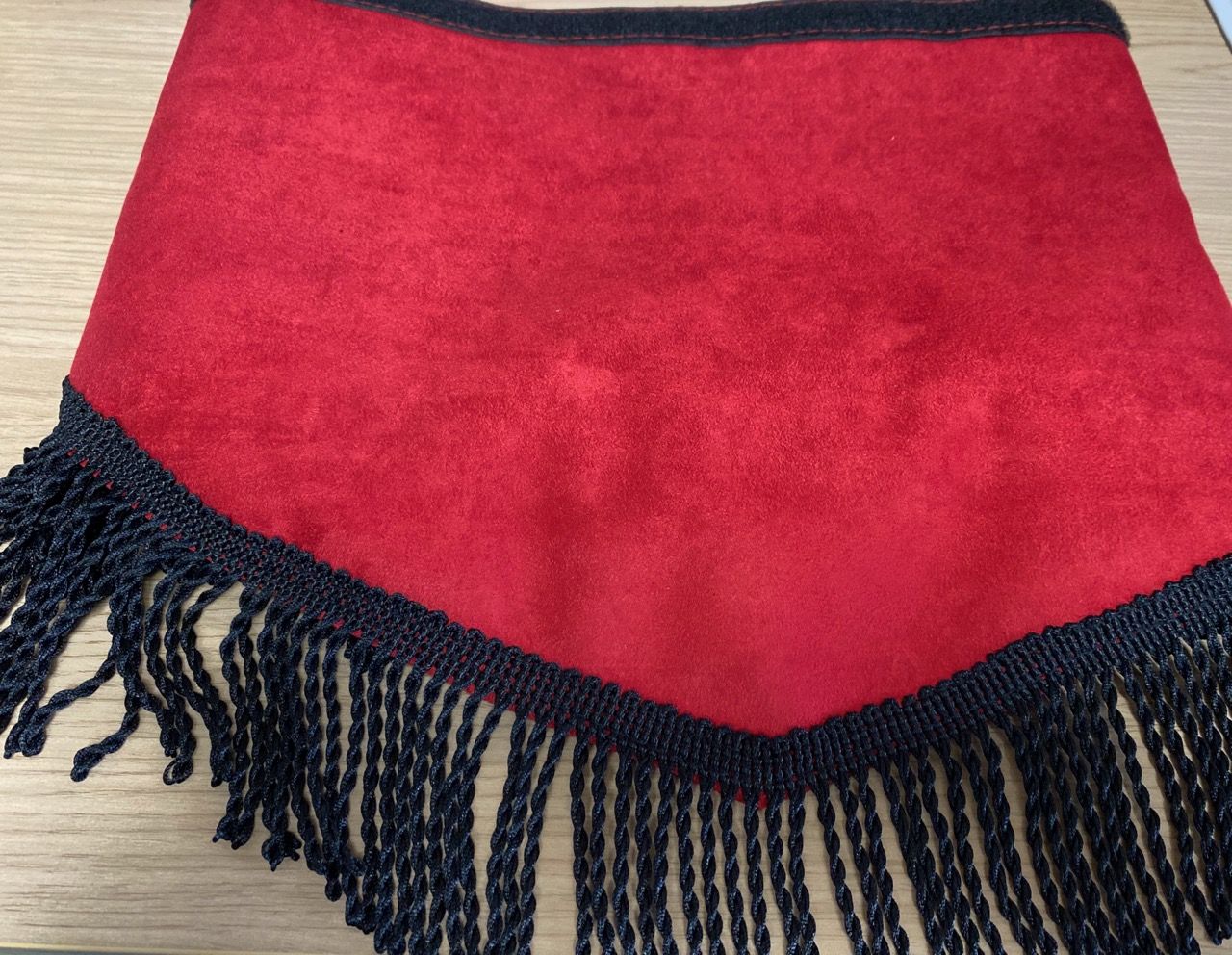 Frange gamme aux10 modèle E/F rouge fil noir - Trucketvanshop