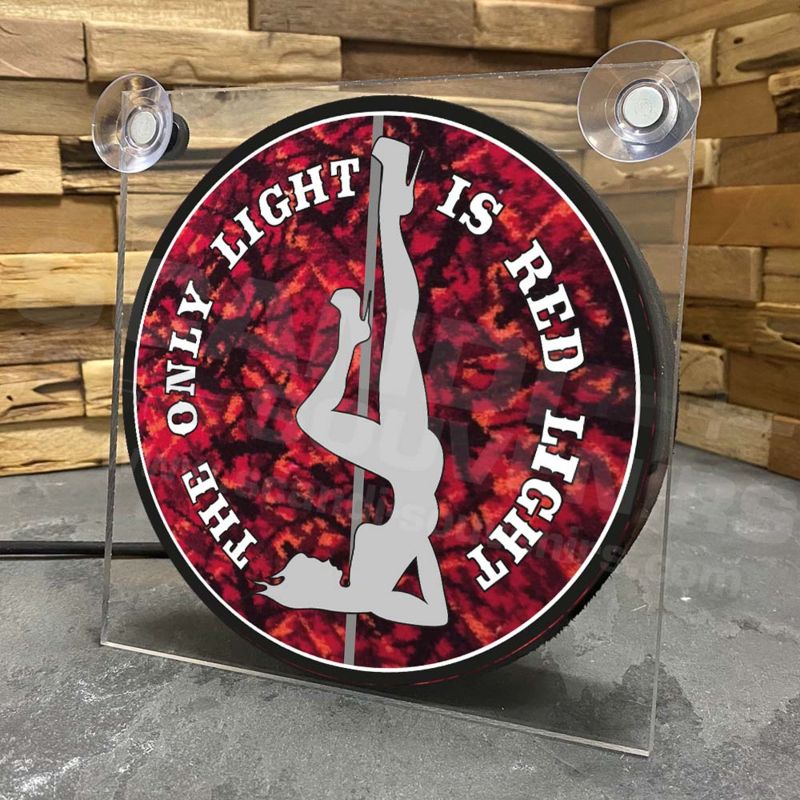 Plaque lumineuse the only light is red light 24v - Trucketvanshop